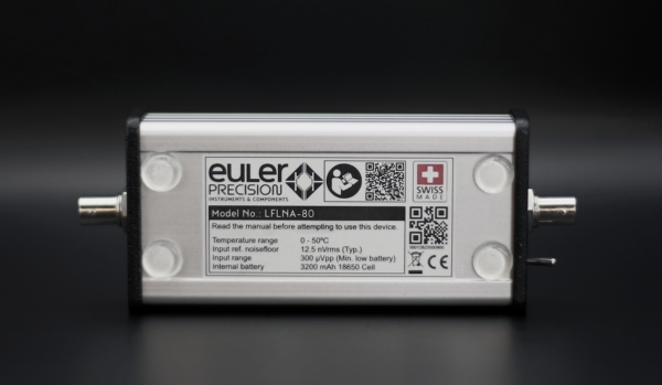 LFLNA-80: Low-Frequency Low-Noise Amplifier 80 dB - Euler Precision Instruments & Components